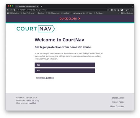 Exit This Page Component · Issue 213 · Alphagovgovuk Design System Backlog · Github