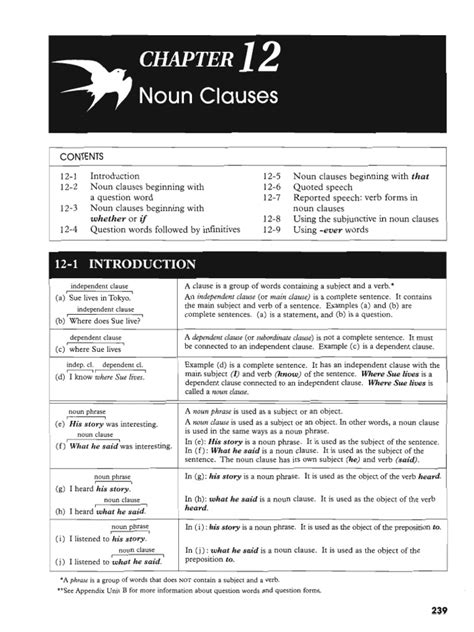 Jawaban Noun Clause Exercises 1 Pdf