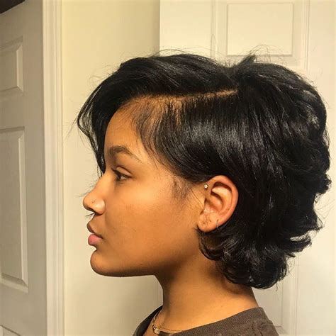 38 Short Hairstyles And Haircuts For Black Women Stylesrant Relaxed Hair Medium Length Hair