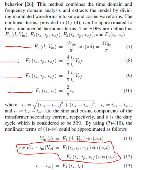 How To Solve Extended Describing Function For Generalized State Space