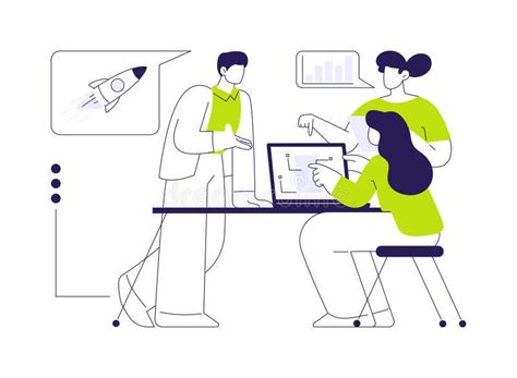 Developing A Business Plan Abstract Concept Vector Illustration Stock