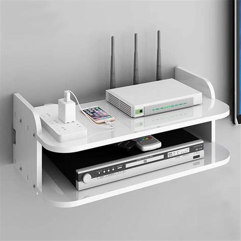 Полиця настінна пряма 2 рівнева 40 20 13 см біла купити онлайн на Rozetka