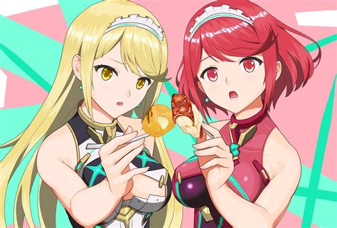 Pyra And Mythra Xenoblade Chronicles And 1 More Drawn By Dollinger Danbooru