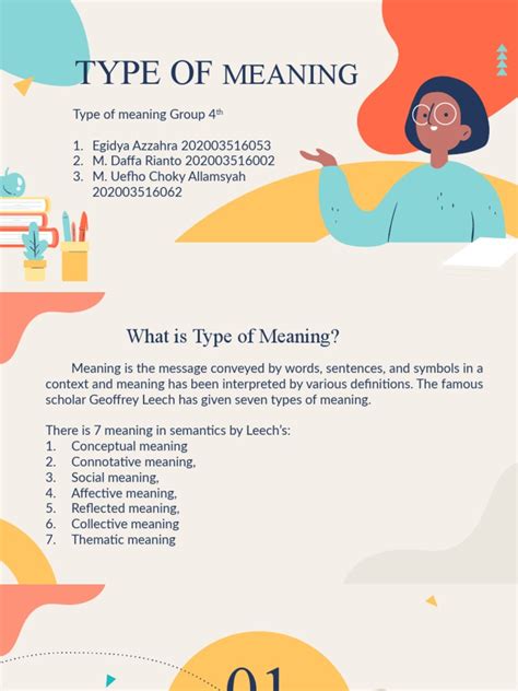 Semantics Type Of Meaning Group 4th Pdf Affect Psychology Word