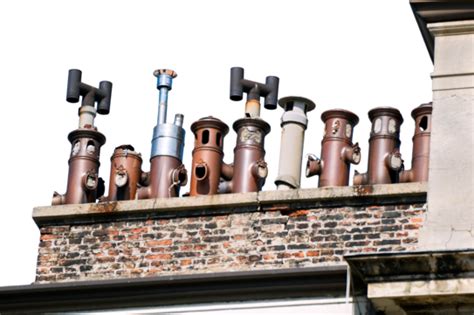 Chimneys Many Shaft Sky Sky Architecture Built Structure Png