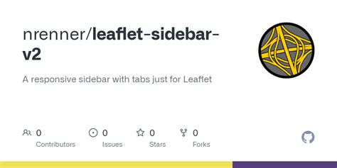 Github Nrennerleaflet Sidebar V2 A Responsive Sidebar With Tabs Just For Leaflet
