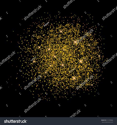 벡터 골드 글리터 입자가 격리된 배경 스톡 벡터로열티 프리 511078906 Shutterstock