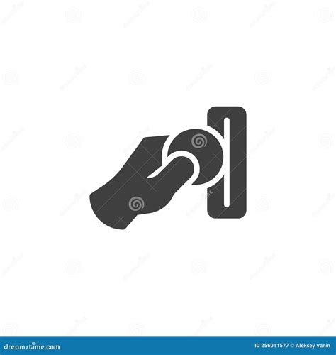 Hand Insert Coin Vector Icon Stock Vector Illustration Of Service Clipart 256011577