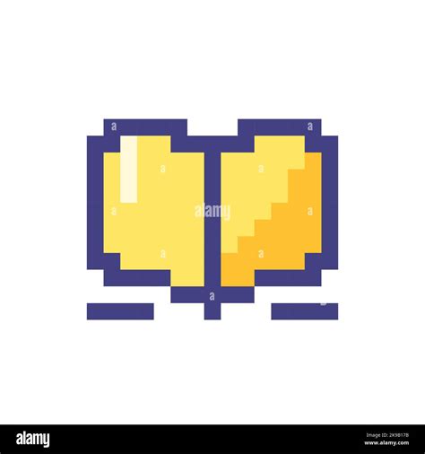 Book Pixelated RGB Color Ui Icon Stock Vector Image Art Alamy