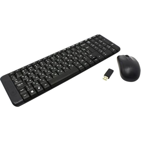 Logitech Mk220 Compact Kit 2 4ghz Wireless Black Keyboard And Mouse Combo