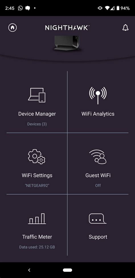 Nighthawk App Missing Remote Management Speed Tes NETGEAR Communities