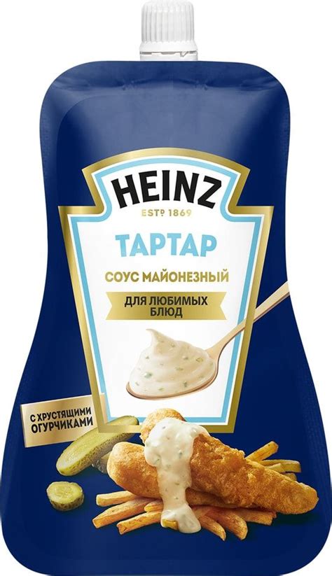Соус Heinz Майонезный тартар 200г х2шт - купить с доставкой по выгодным ...