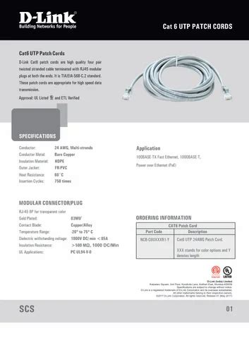 Dlink Cat6 Utp Patch Chords Pvc Gray At Best Price In Navi Mumbai