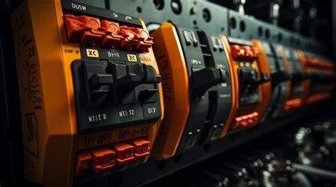 Premium AI Image Close Up View Of Switches On Fuse Board