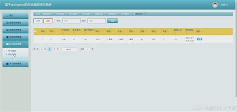Vue3基于springboot的大学生学业跟踪评价系统 Java毕业设计源码数据库 Csdn博客
