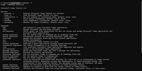 Teams 工具包 Cli 简介 Teams Microsoft Learn
