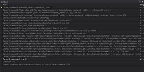 C Read Access Violation In Vector Destructor Stack Overflow