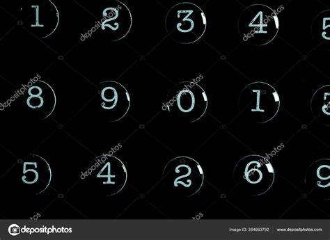 Background Numbers Zero Nine Seamless Texture Color Mathematic Backdrop
