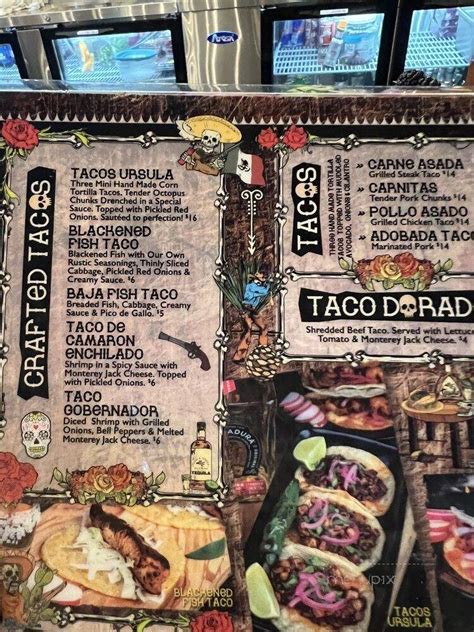 Menu Of Tacos And Tequila In Menifee Ca 92584