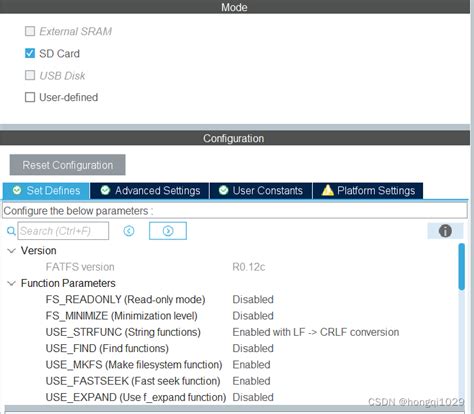 Sd调试记录：stm32cubemx612 Csdn博客