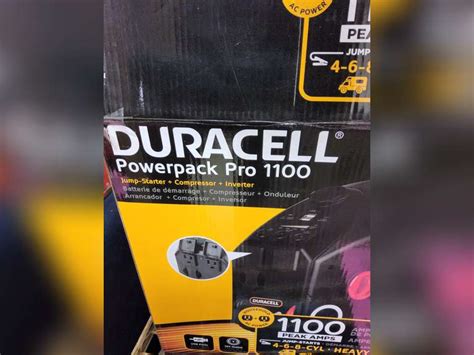 Duracell Powerpack Pro 1100 Jump Startercompressorinverter Works