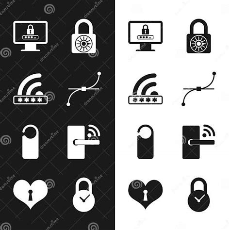 Set Bezier Curve Wifi Locked Monitor With Password Safe Combination Wheel Please Do Not