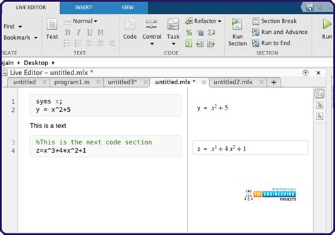 Introduction To Matlab Command Window The Engineering Projects