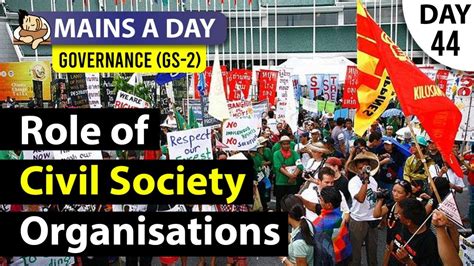 Governance - GS 2 | UPSC Mains 2022 | Role of Civil society ...