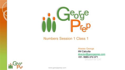 Numbers Session 1 Class 1 Pptx