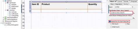 Data Binding With Repeating Items And Simple Table Sap Community