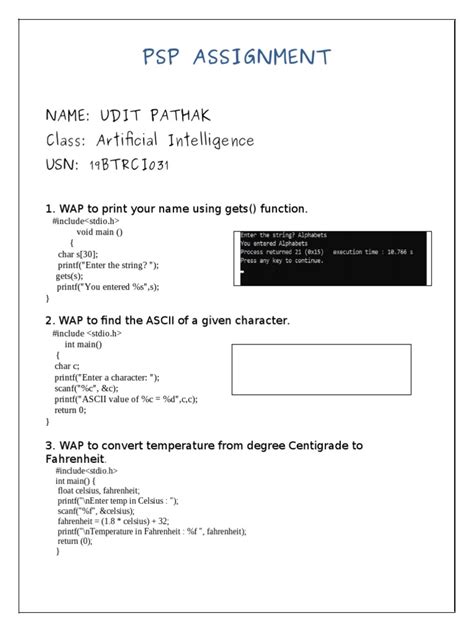Udit Pathak 19btrci031 Psp Assignment Pdf Body Mass Index Cartesian Coordinate System
