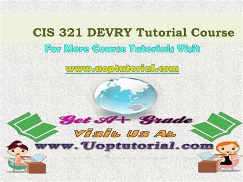 PPT CIS 321 DEVRY Tutorial Course Uoptutorial PowerPoint