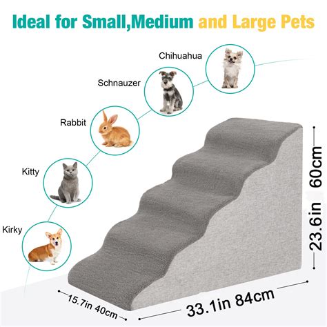 Uross Dog Stairs For Small Dogs Dog Steps Stairs Ramps For High Bed