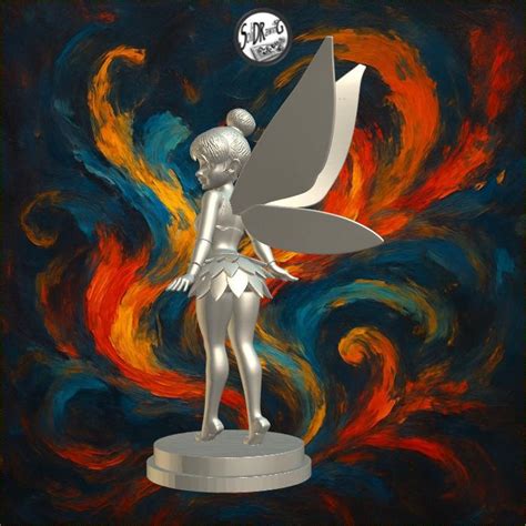 🧚 Magical Fairy Character Stone Figure Solidrawings Sg2674・ Stl File