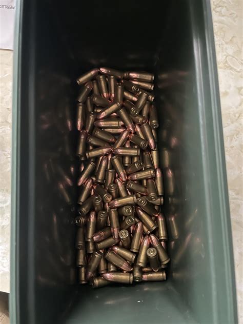 I Used Hogdons Tite Group Powder To Load 150 Rounds Of 9mm 115grain Fmj Projectile 4 8 Grains