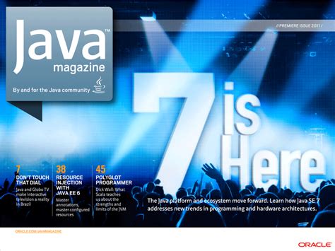 Java Magazine Premiere Issue Java Blog