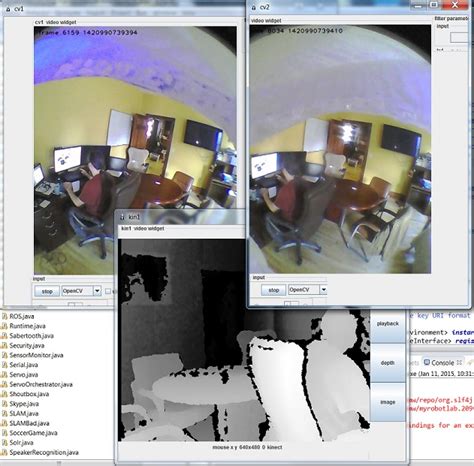 Cameras Kinect MyRobotLab