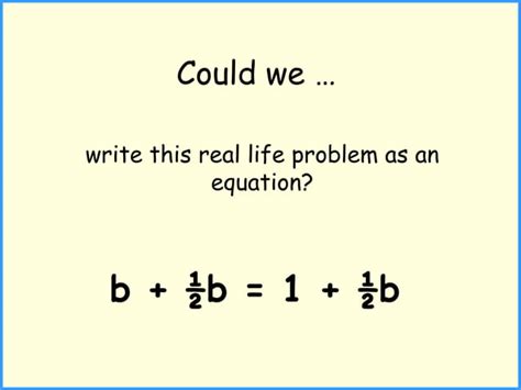 Solving Equations Using The Balancing Method Ppt
