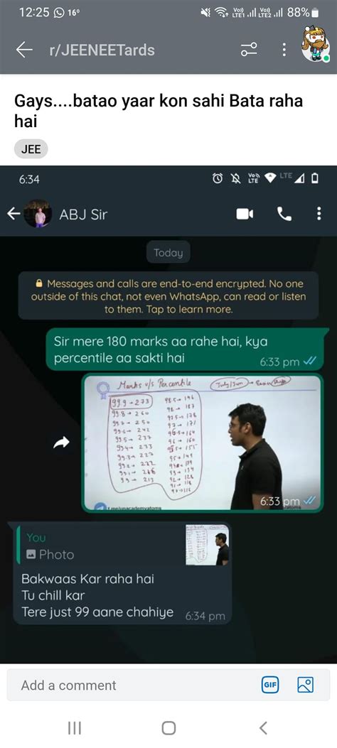 Guys Kon Jeeta Abj Sir Or Unacademy R Jeeneetards