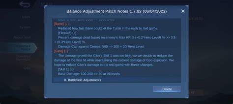Hero Explane Ini Di Nerf Moonton Mobile Legends Ml Tidak Ada Damage