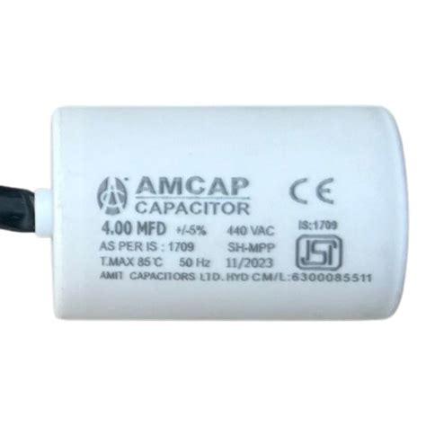 Amcap Ac Motor Start 100120 Mfd Capacitor Smuf