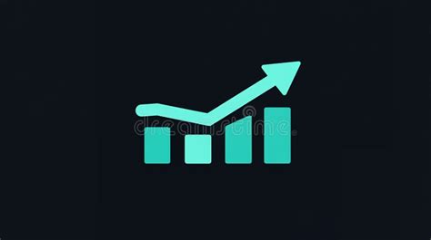 Upward Trending Bar Graph Showing Business Growth And Success Stock Illustration Illustration