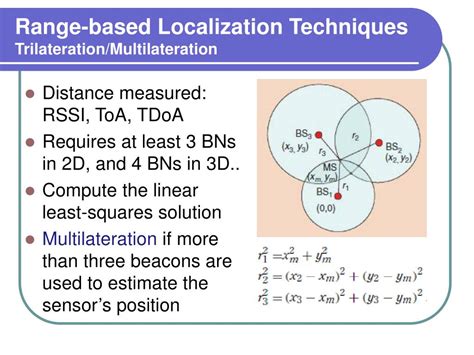 Ppt Localization Techniques In Wireless Sensor Networks Powerpoint Presentation Id5357619