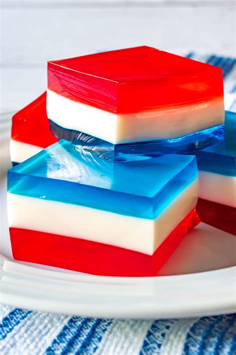 Red White And Blue Layered Jello The Joy Filled Kitchen