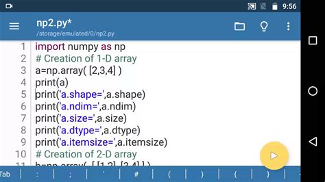 Numpy Array Creation And Attributes Of It Youtube