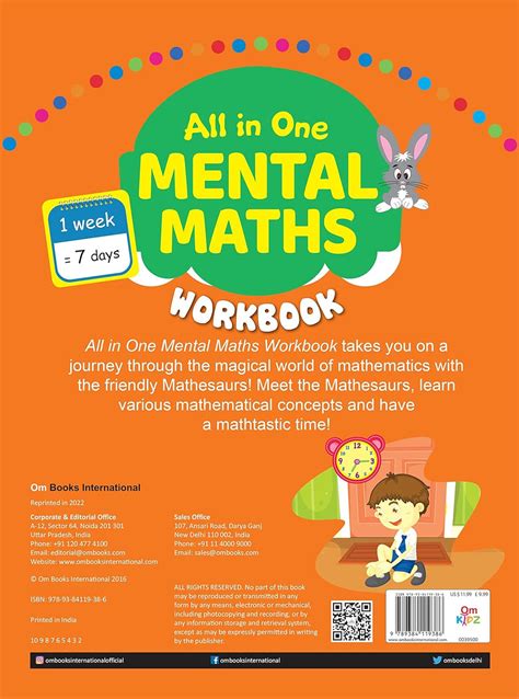 All In One Mental Maths Workbook Binder Odyssey Online Store
