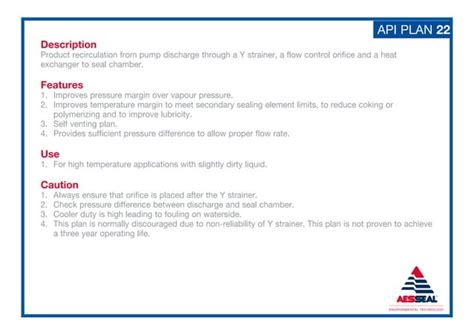 API 682 Seal Piping Plans Pdf