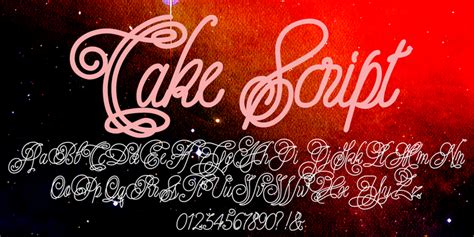 cake script font webfont and desktop myfonts