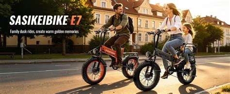 Sasikeibike E7 Foldable Electric Bike 1500w Peak Motor 52v