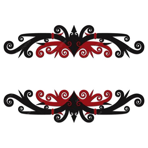 Modern Kalimantan Dayak Motifs Vector Motive Dayak Dayak Motifs Png And Vector With
